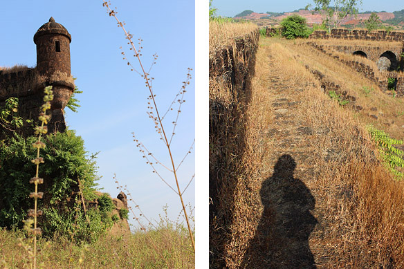 the backwaters and fort in aldona | rama toshi arya's blog