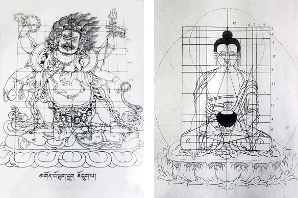 the ancient art of tibetan thangka painting in dharamshala | rama toshi ...